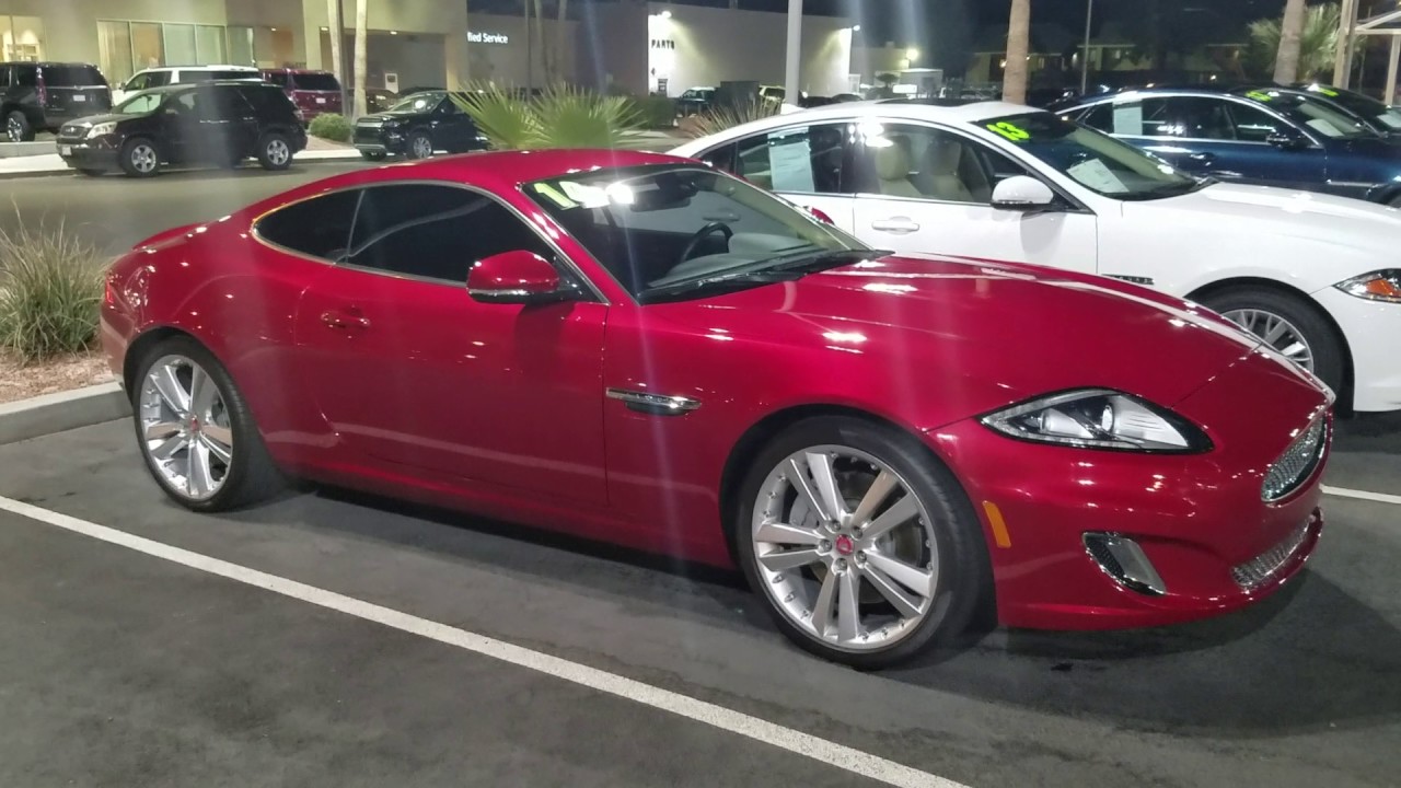 My new Jaguar XK. Italian Racing Red - YouTube