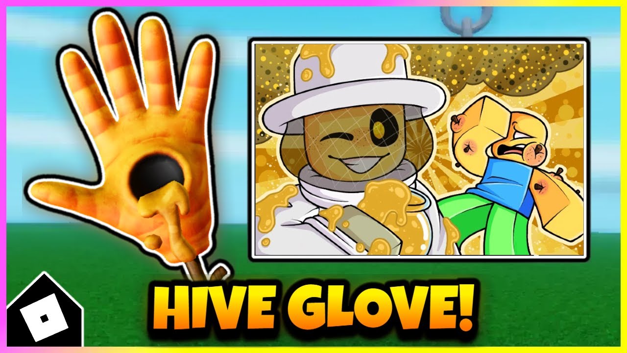How to get HIVE GLOVE + SHOWCASE in SLAP BATTLES! [ROBLOX] - YouTube