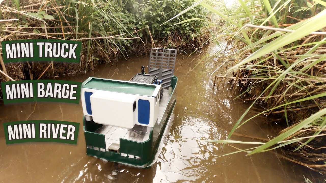 1/32 Scale RC Mini Truck on Barge Exploration - YouTube