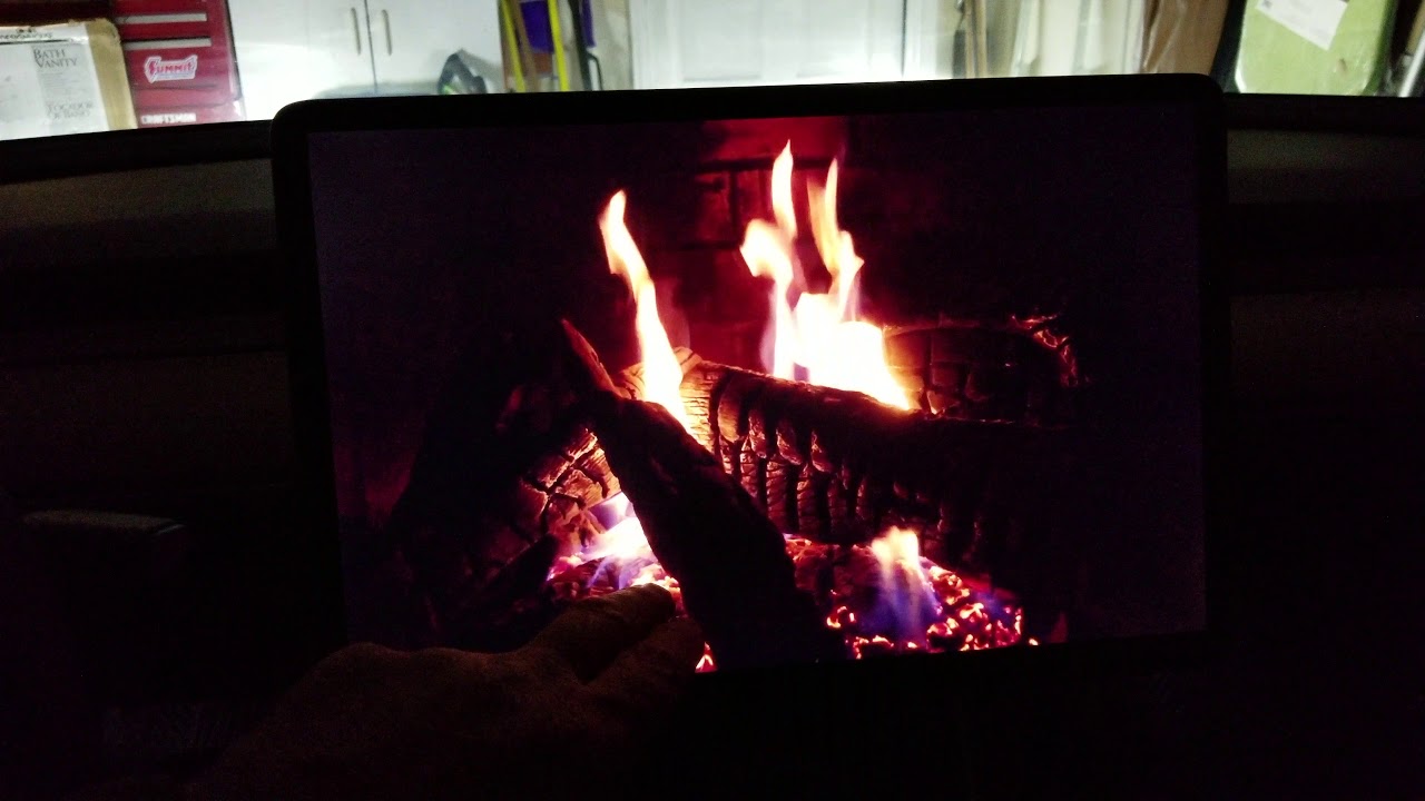 Fireplace Mode Tesla Model 3 - YouTube