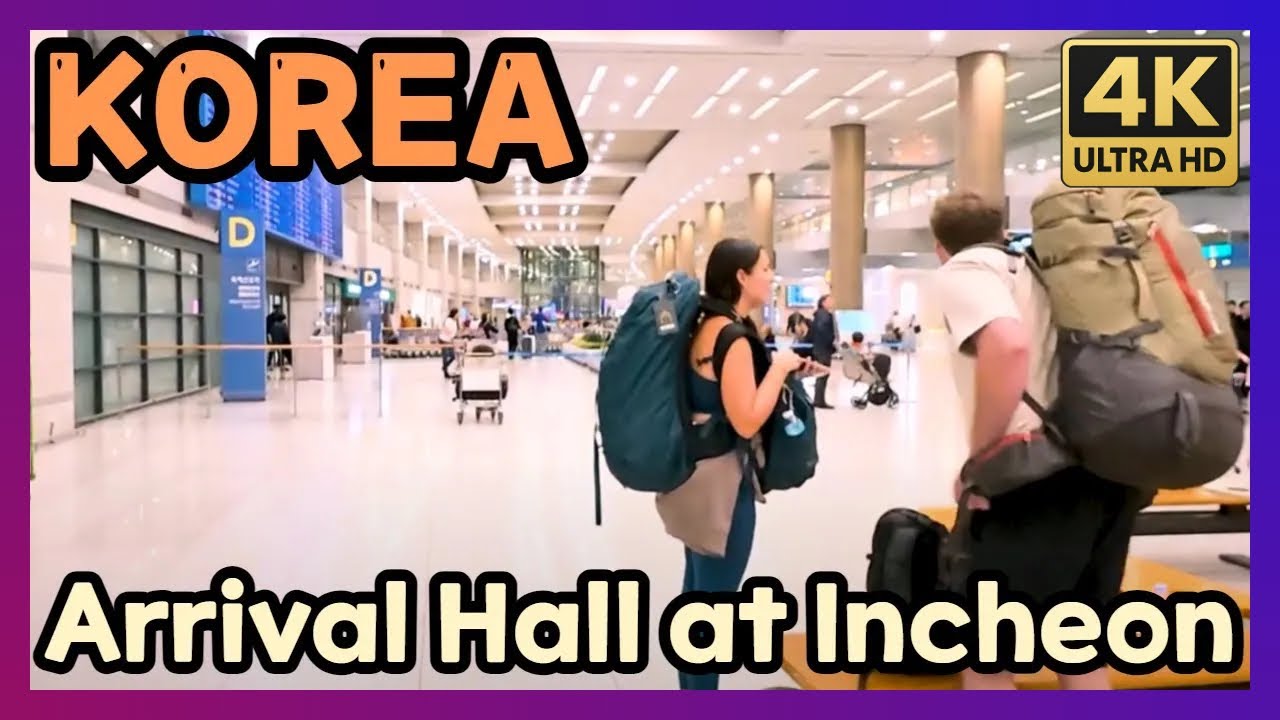 Welcome to Korea Exploring the Stunning Arrival Hall at Incheon ...
