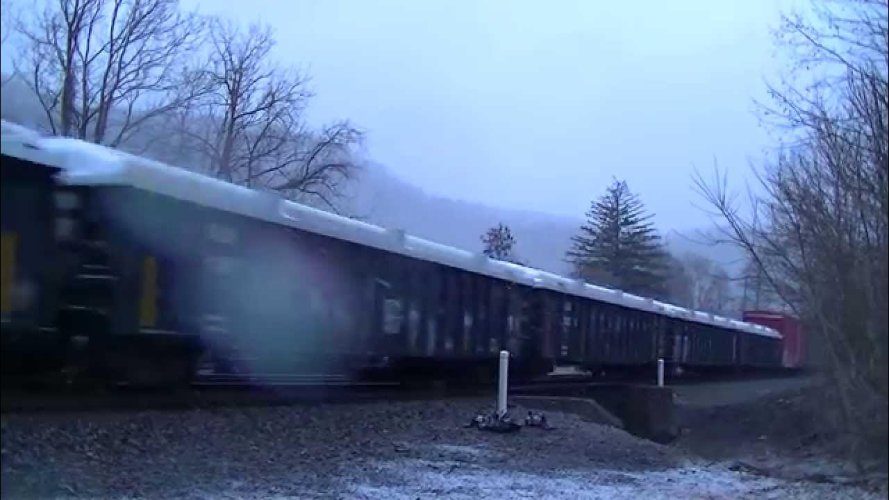 NS 38Q in Snow on Valentines Day - YouTube
