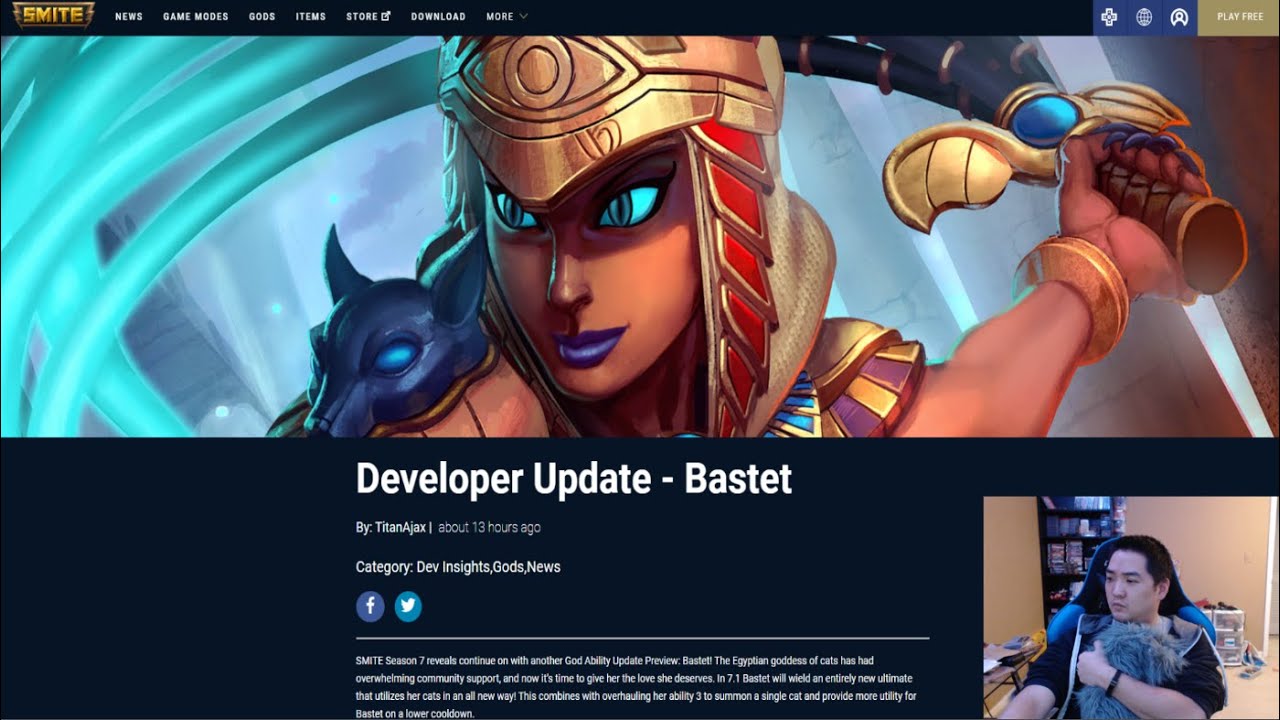 Smite Patch Notes - Bastet Rework, Because Cats are Great (7.1 Preview ...