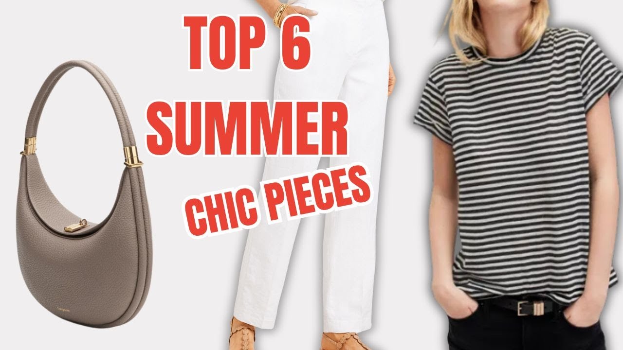 The ONLY 6 Essential Clothes YOU NEED To Look Stylish All Summer - YouTube