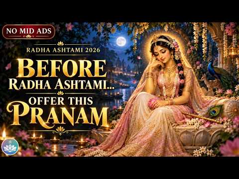 Radha Ashtami 2026 | Radha Rani Pranam Mantra | Powerful Radha Mantra for Sleep & Meditation