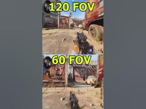 90 FOV Vs. 120 FOV #shorts #cod #mw2 - YouTube