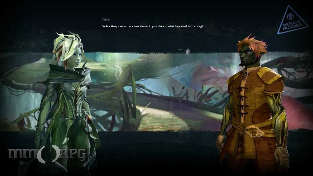 Guild Wars 2 - Sylvari Ranger - Story Quest Preview - YouTube