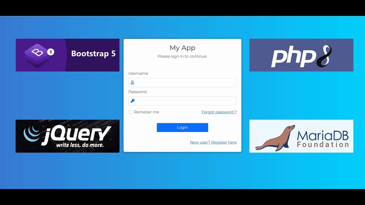 Php Beyond Basics Php8maria Dbbootstrap 5 Simple Login 2 2021 9056
