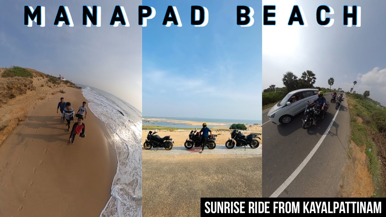 History of Manapad | தமிழ் | Manapad beach sunrise ride | Group ride in ...