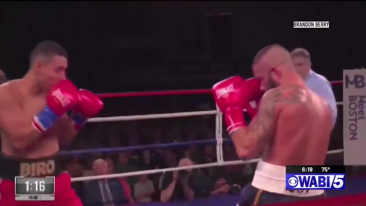 Local boxer Brandon Berry is going for his 30th professional win - YouTube