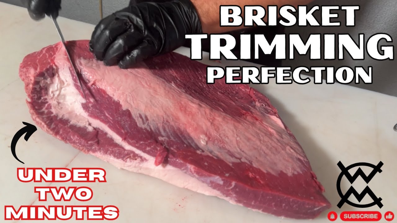 The proper way to Trim a Brisket! | Professional Butcher - YouTube