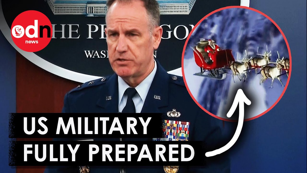 US Military Stands Ready to Track Santa - YouTube