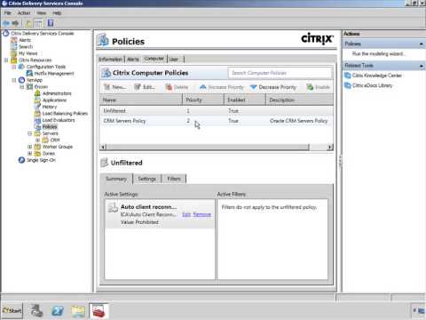 10 Introduction to Citrix Policies - YouTube
