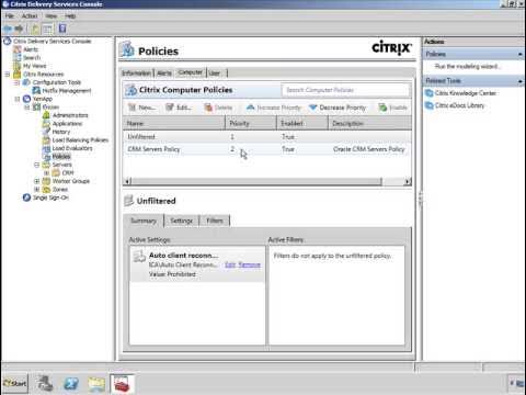 10 Introduction to Citrix Policies - YouTube