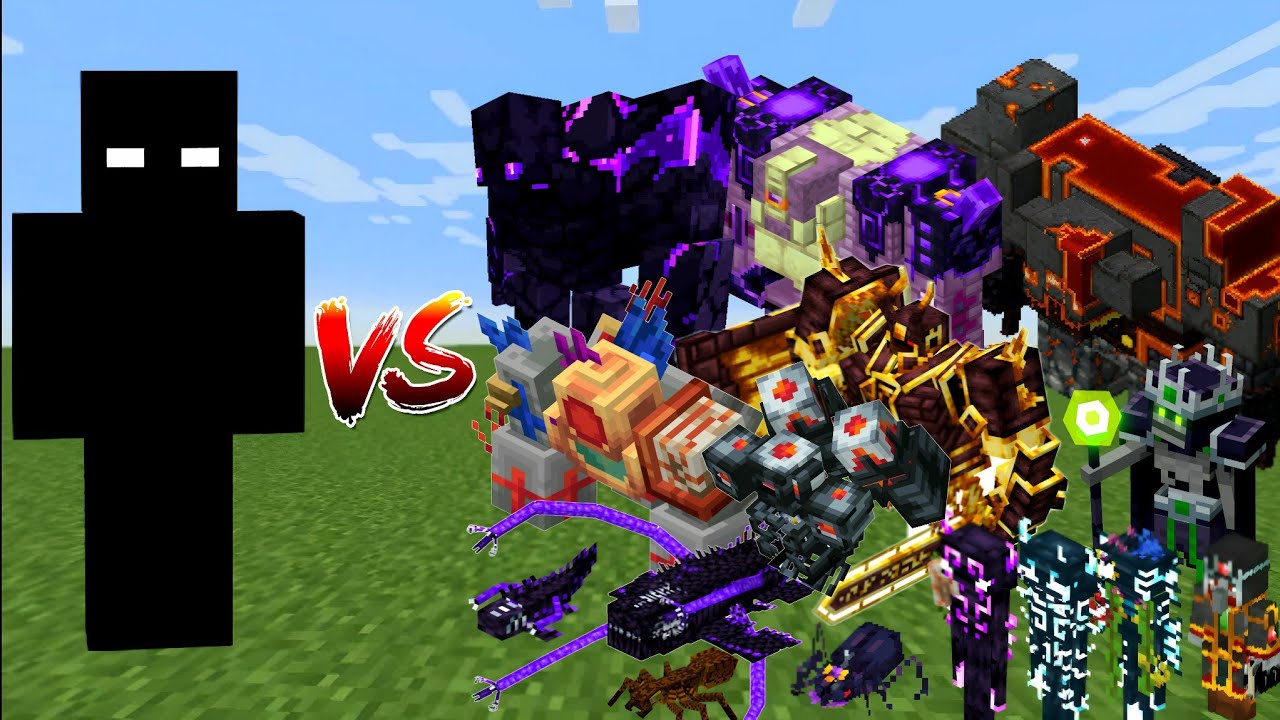 NULL VS. ALL L-ENDER CATACLYSM MOBS! (MINECRAFT EPIC BATTLE) - YouTube