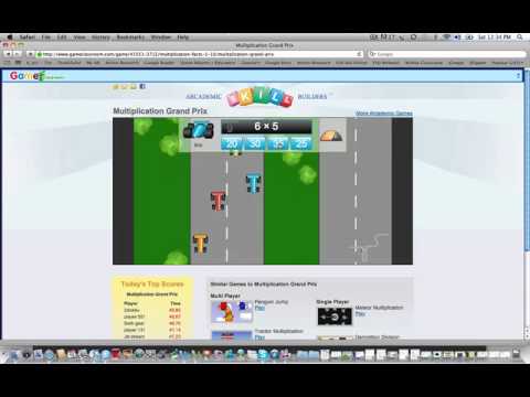 Multiplication Grand Prix - YouTube