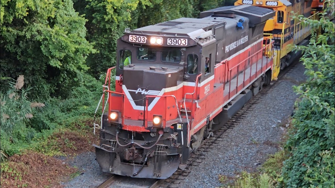 9/20's Providence & Worcester FPCH pulling out of Fresh Pond leading ...