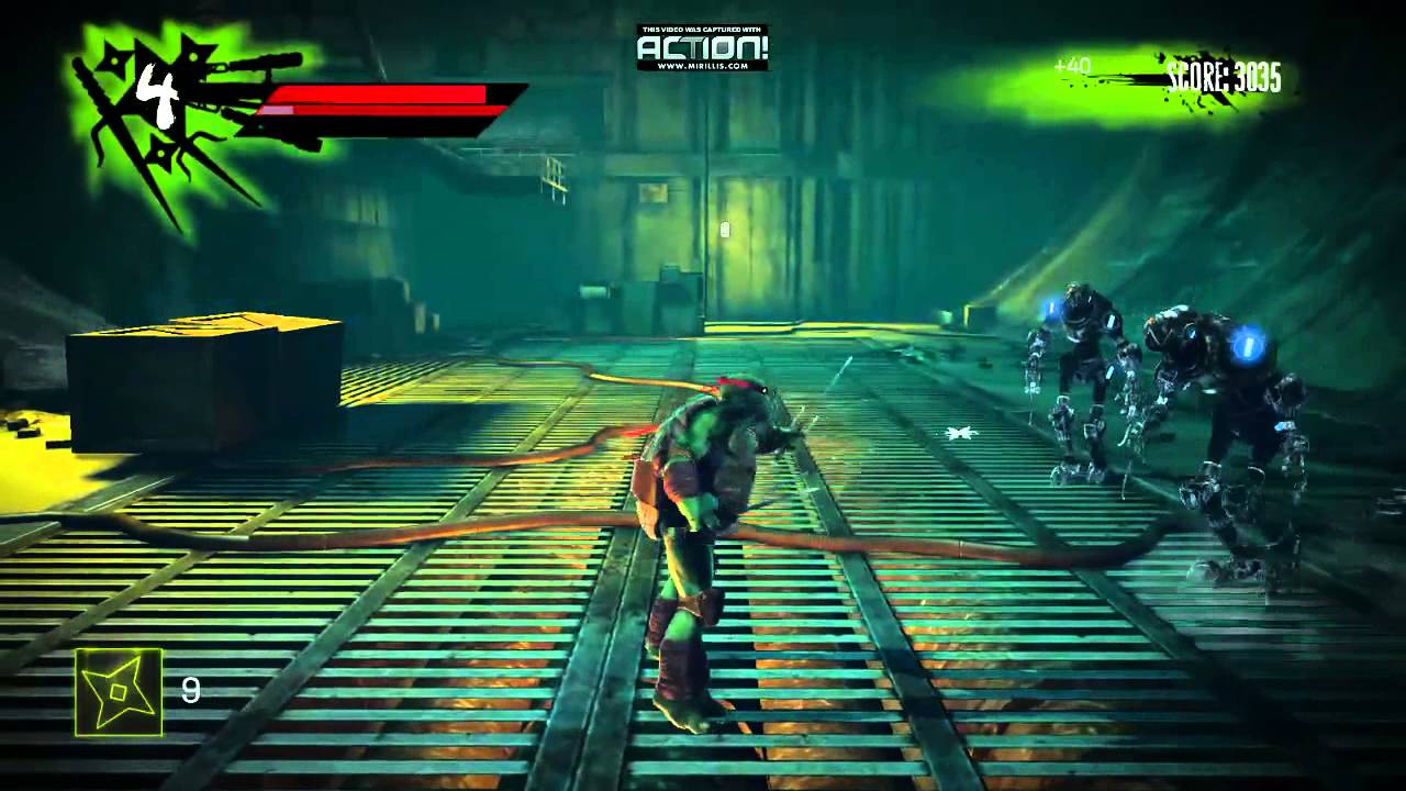 TMNT: OOTS - Sewer Challenge Mode - Raphael - YouTube