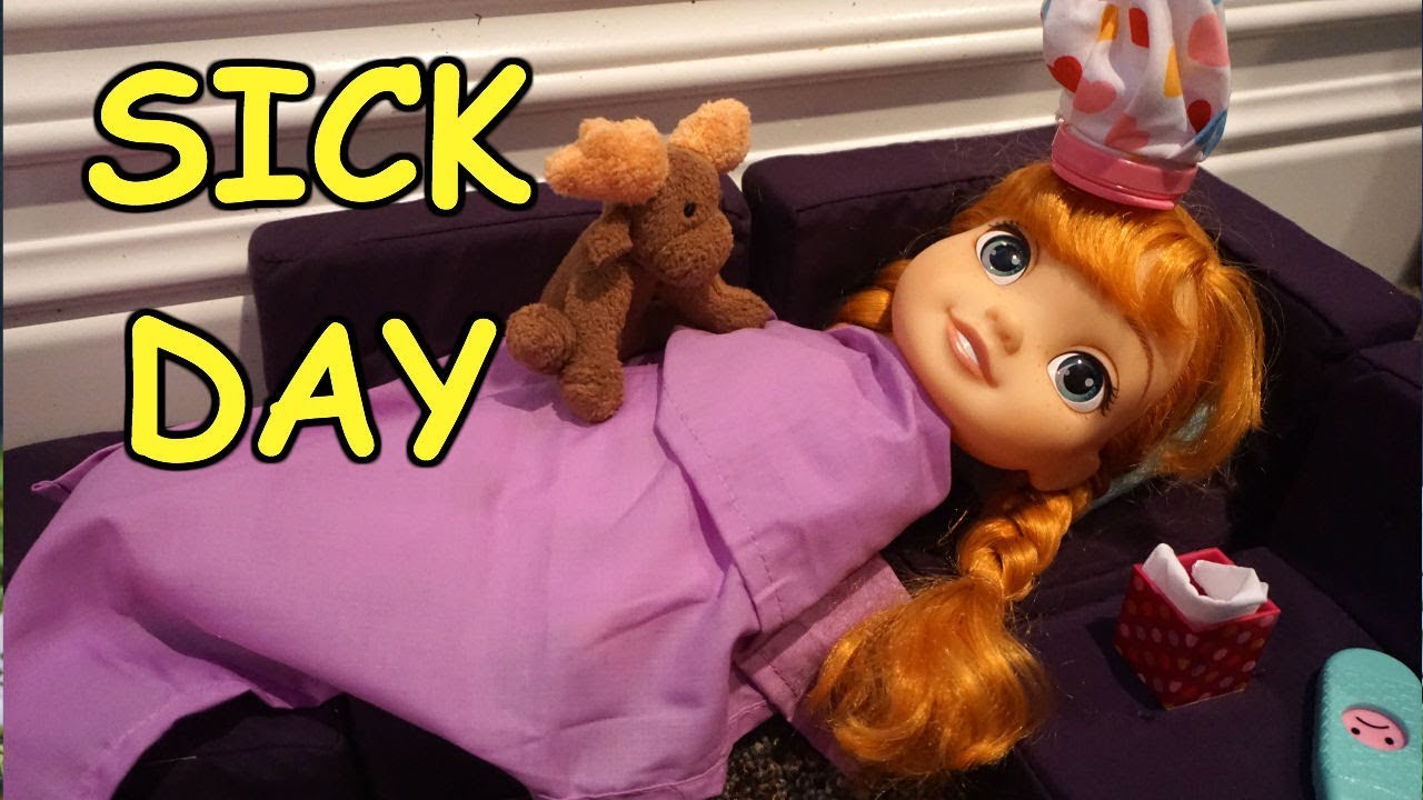 Elsa Takes Care Of Her Sick Sister Anna! - YouTube