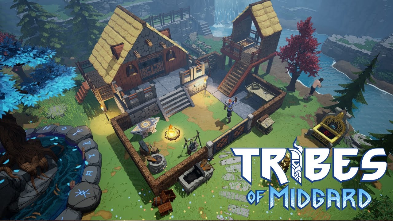 Doing Some Base Building - Tribes of Midgard - YouTube