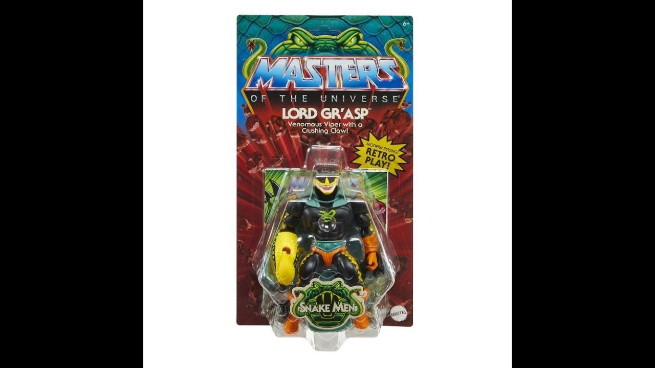 Mattel - Masters of the Universe: Origins Lord Gr'Asp & Terroar Figures ...