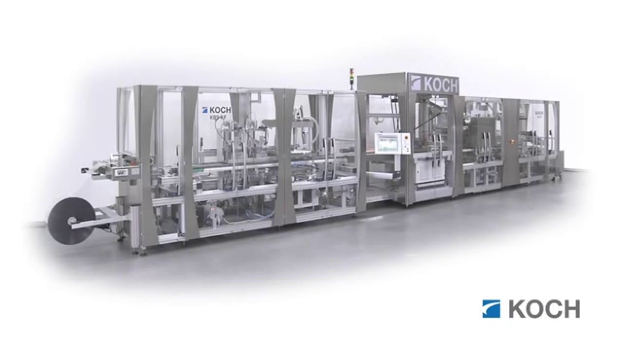 KOCH | KBS KF – Blister machine with chain guide and ultrasonic ...