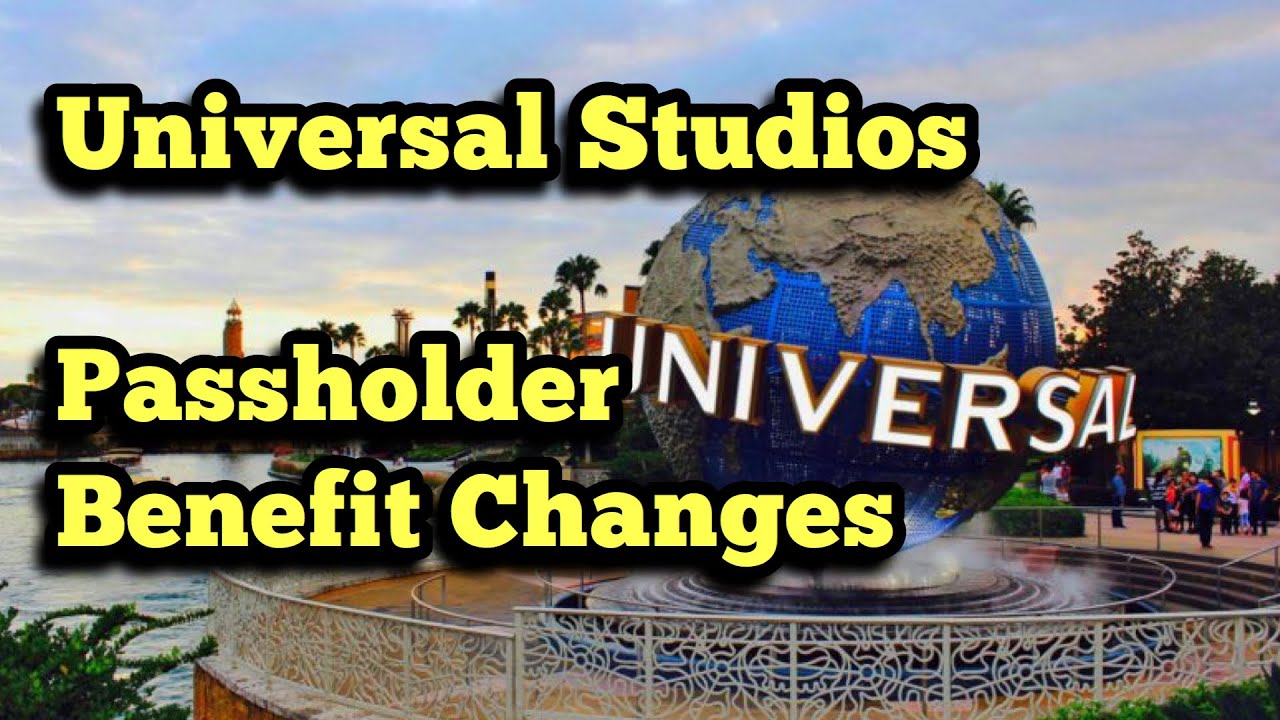 Universal Studios CHANGES Benefits for Premier Passholders - YouTube