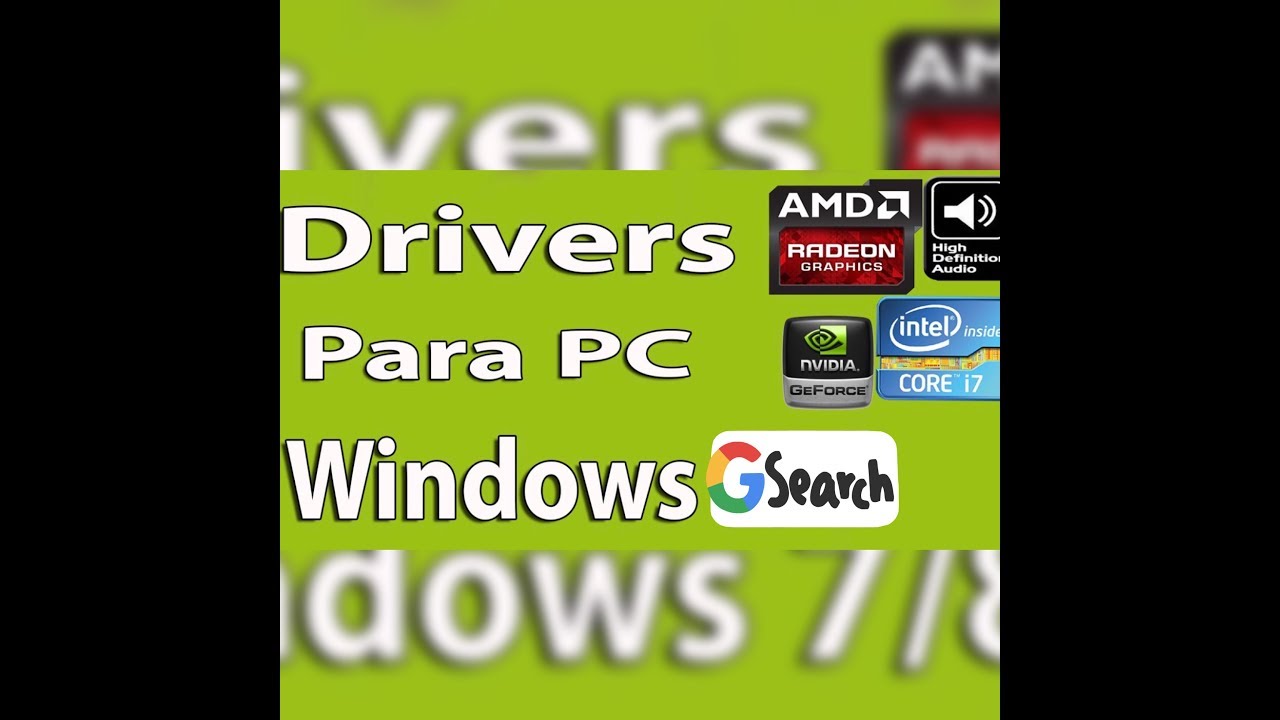 Drivers para pc Como descargar los controladores o drivers de una pc ...