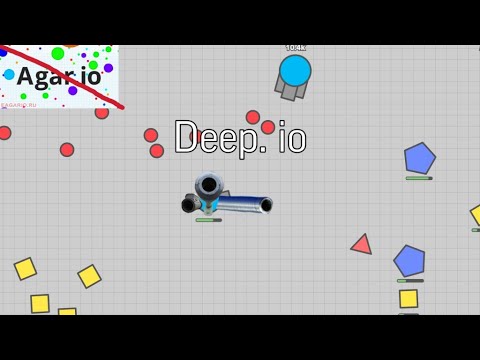 Агарио + пушки =...играем в Deep. io! - YouTube