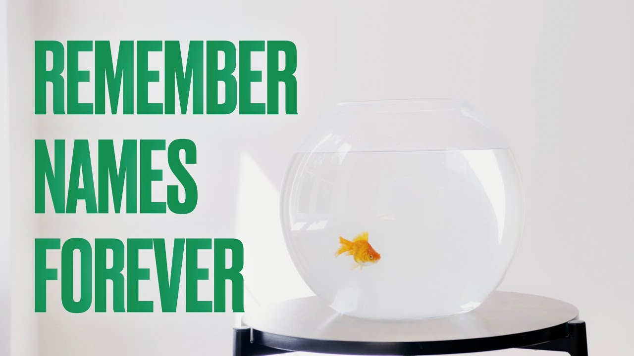 🎏 5 tips for better name recall [4K] - YouTube