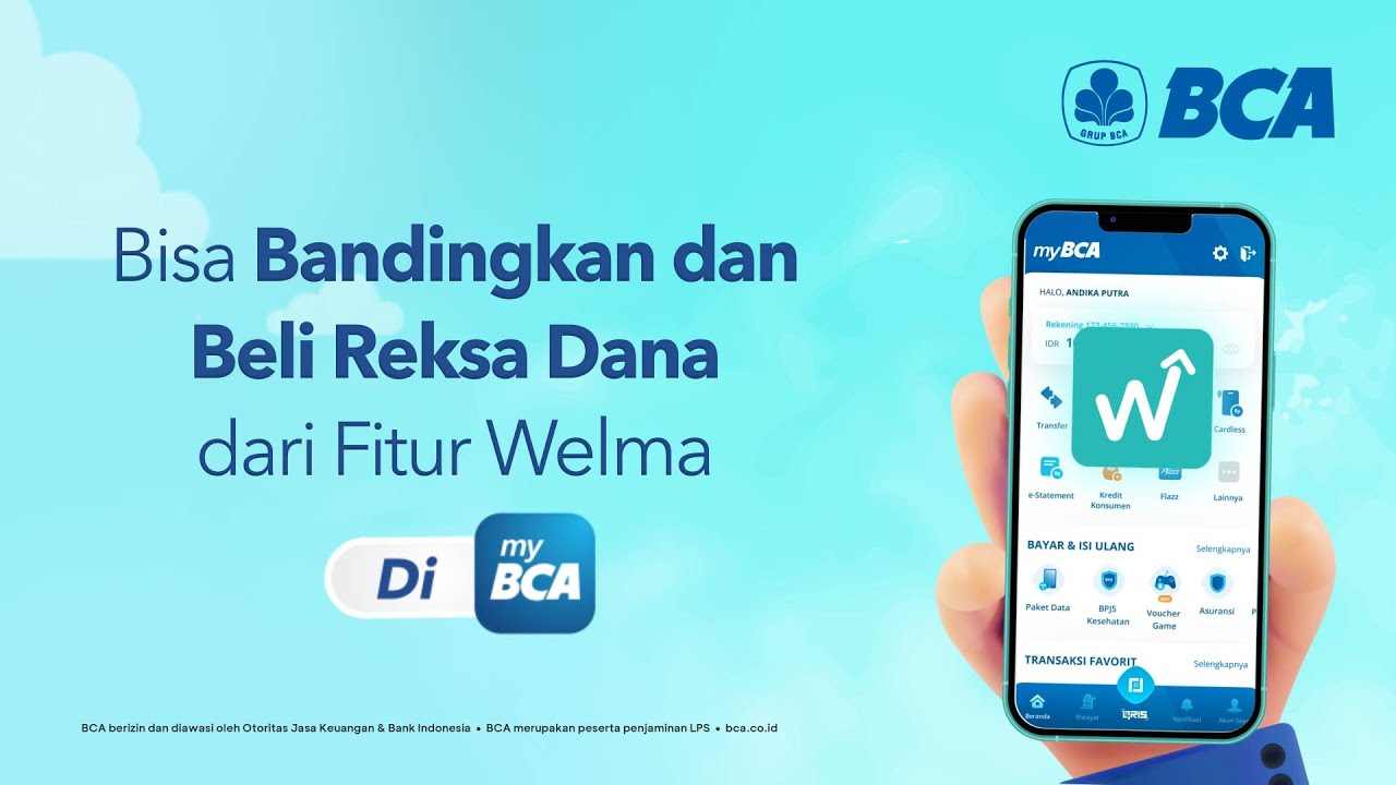 Bisa Bandingkan dan Beli Reksa Dana dari Fitur Welma di myBCA - YouTube