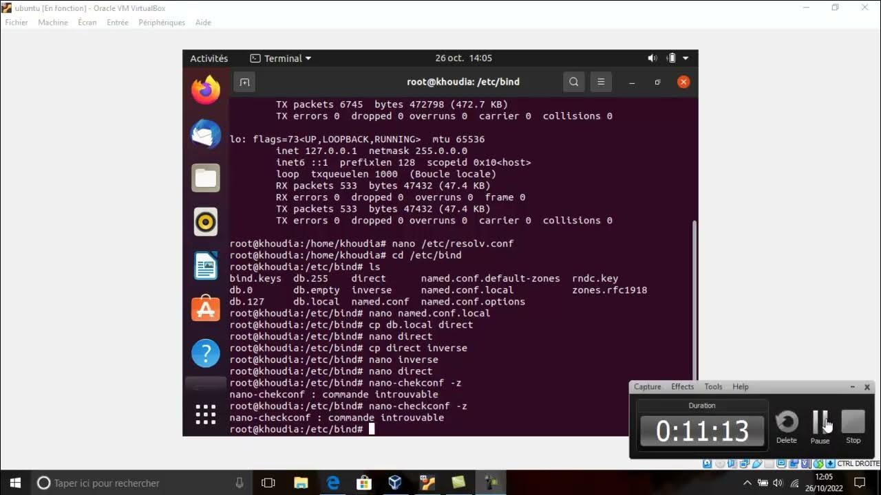 installation et configuration bind9 - YouTube