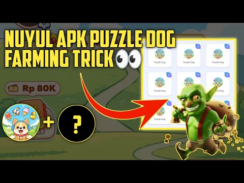 CARA NUYUL APK PUZZLE DOG TERBARU 2026‼️FARMING TRICK AUTO CUAN🤑