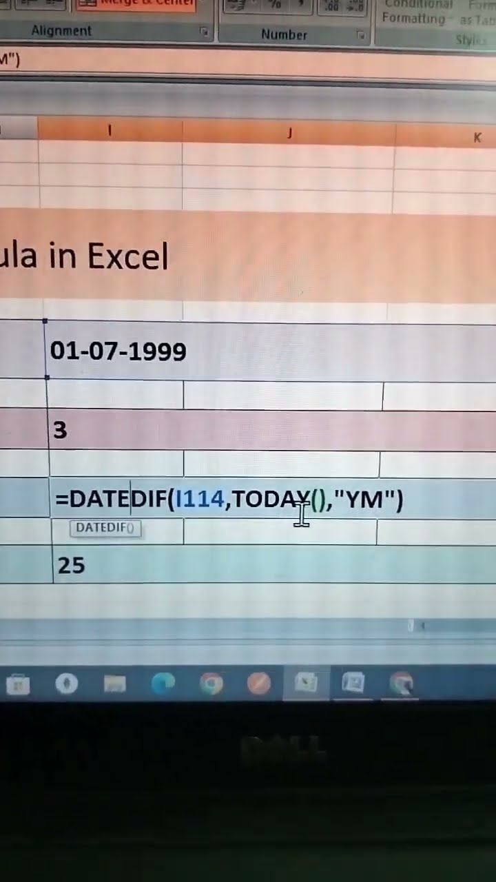 Use Of Datedif Formula In Excel Techtutorial Msoffice Excel 9045