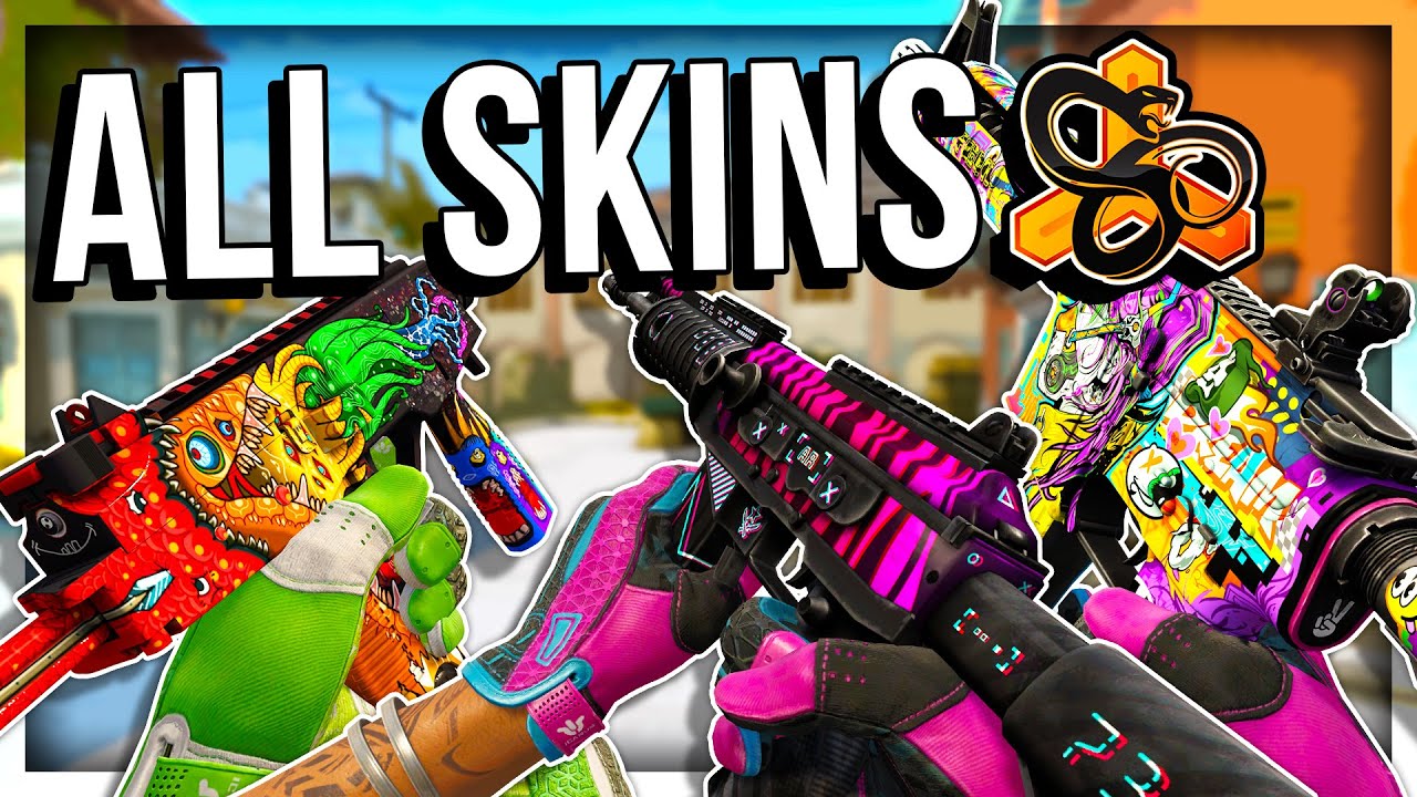 ALL NEW SNAKEBITE CASE SKINS (INGAME SHOWCASE) - YouTube