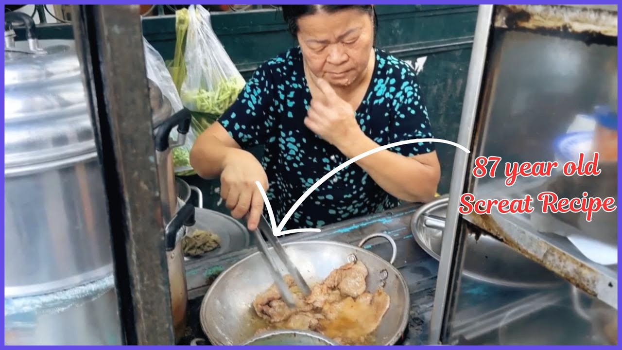 How to Make Crispy Fried Beef & Broken Rice | 87 Year Old Lady Secret ...