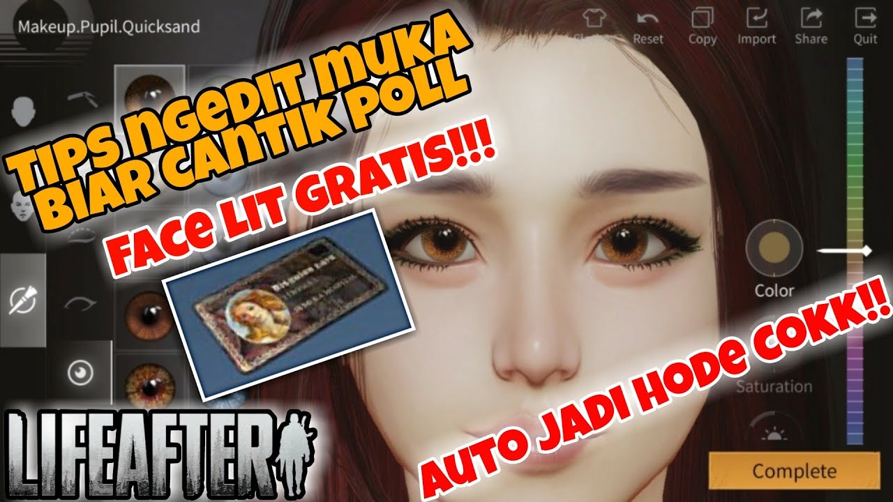 Code muka biar cantik!! auto jadi hode!! | Lifeafter season 3 # ...