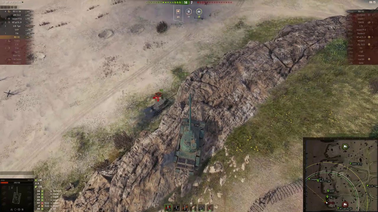 World of Tanks - Cliff kill - YouTube