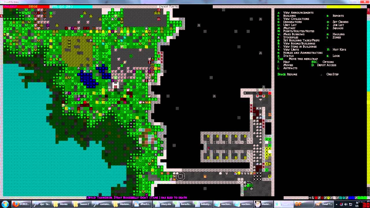 Let's Play Dwarf Fortress: Masterwork Mod S2E41 A Proper Siege - YouTube