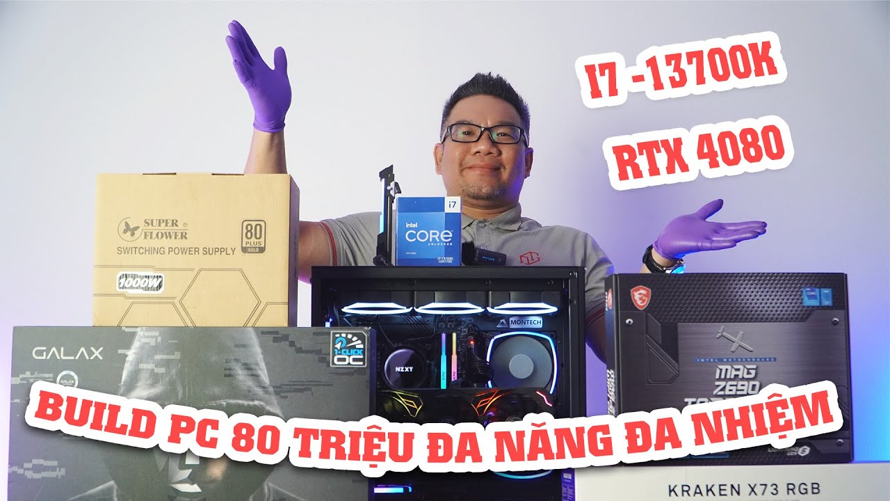LIB TITANIUM - PC GAMING ĐỒ HỌA 80 TRIỆU | i7-13700K & RTX 4080 | Time ...