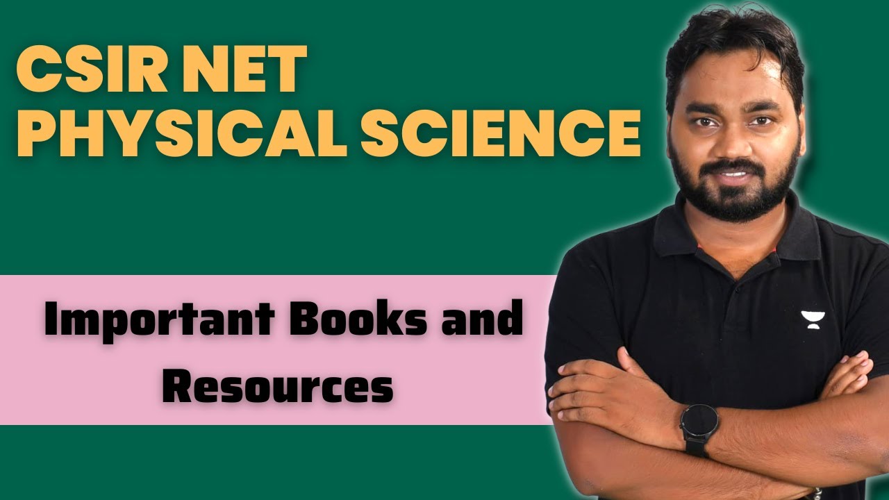 CSIR NET || Books And Resource List || Physical Science - YouTube