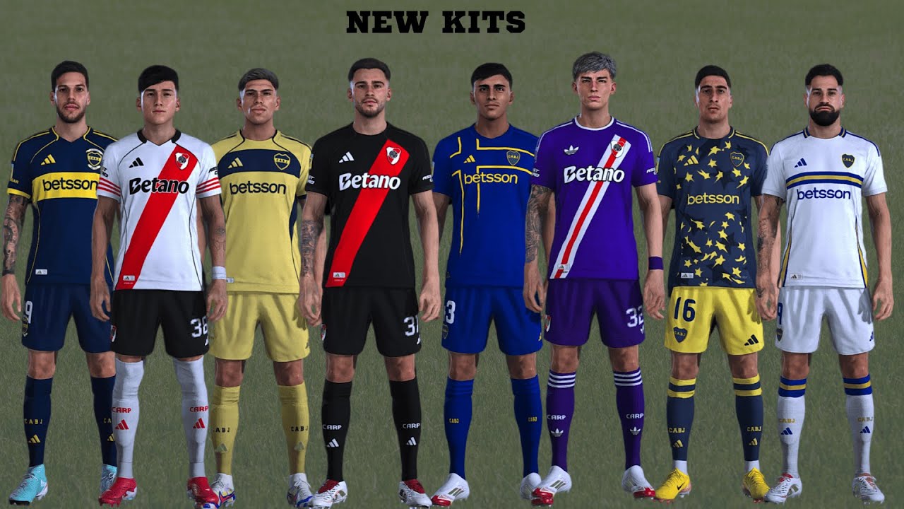 New Complete Kitpack | River Plate e Boca Juniors | Goleiros e ...