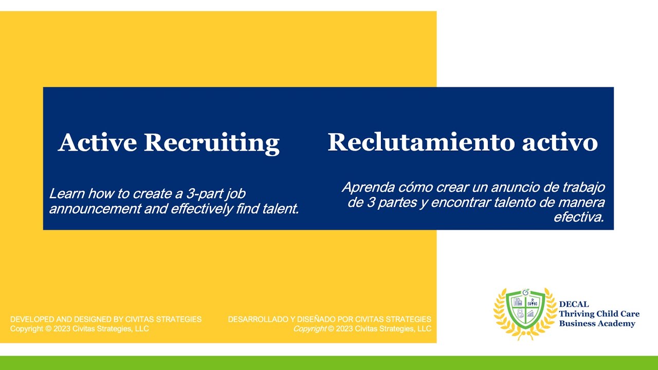 Active Recruiting - YouTube