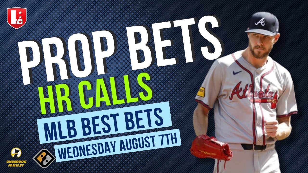 BEST MLB PLAYER PROPS Today Wednesday August 7th| MLB Best Bets on Underdog Fantasy & PrizePicks ...