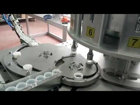 Emniyet Kilitli İlaç Kapak Montaj Makinası 2 / Safety Locked Medicine Cap Assembly Machine 2