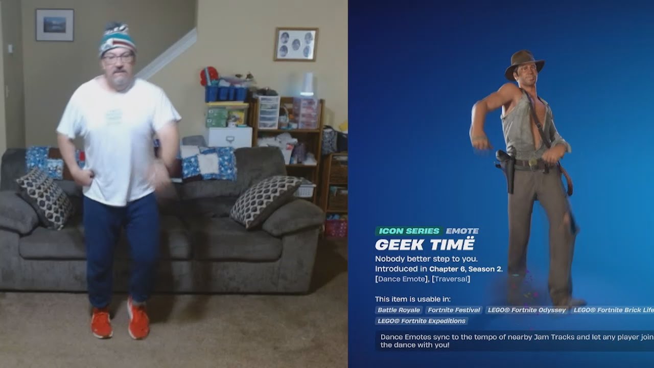 FFG Dance Fortnite Emotes Geek Time - YouTube