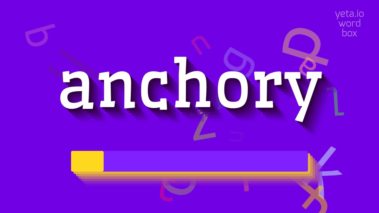 HOW TO SAY ANCHORY? #anchory - YouTube