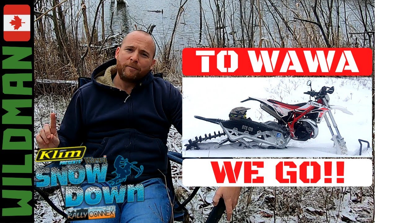I'm going Snow Biking in Wawa! - YouTube