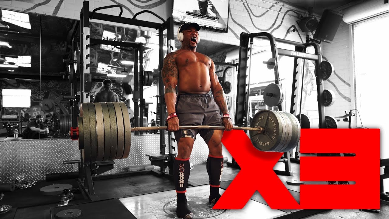 700 LB Deadlift x 3 (Super League Power) | 3 Rep Max On All Lifts - YouTube