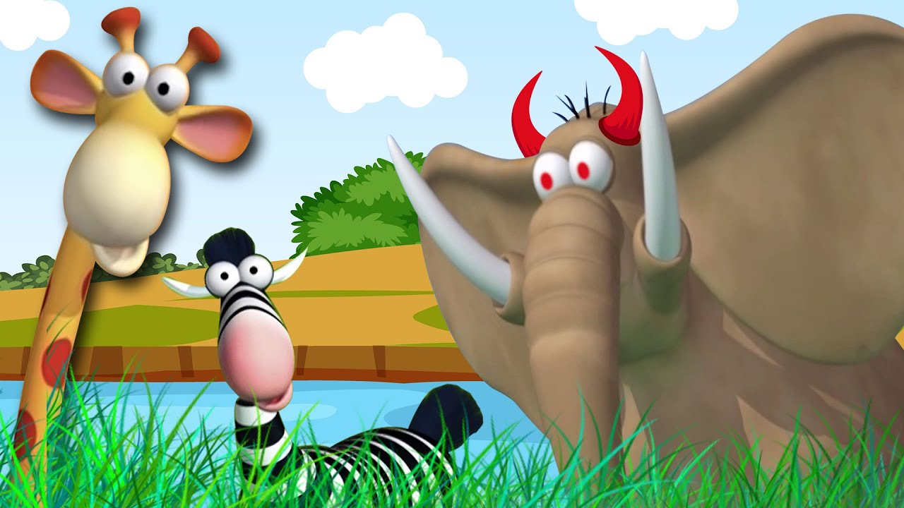 The Lake Monster | Funny Animal Cartoon For Kids | Jungle Book Diaries ...
